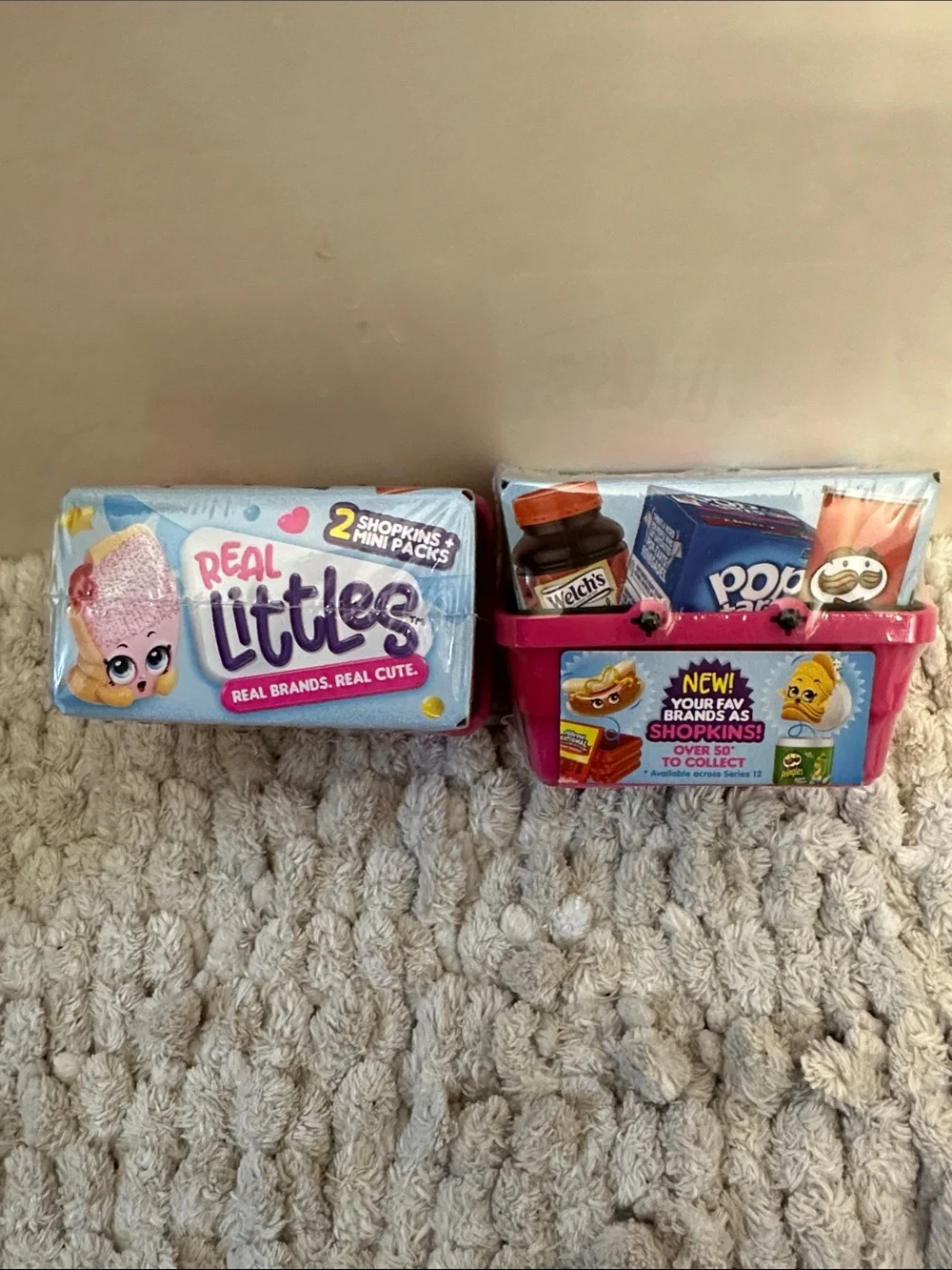Shopkins | Toys | Shopkins Mini Basket Set Of 2 Bright Pink Play ...